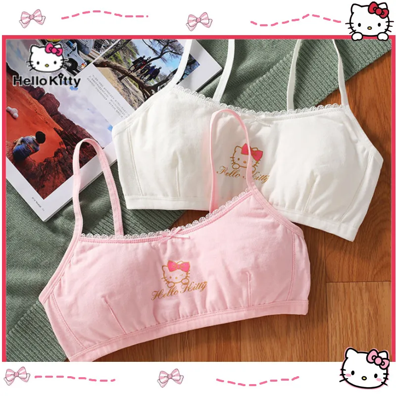 Pink Hello Kitty Soft Bra Girls | Hello Kitty Underwear Panties - Child ...
