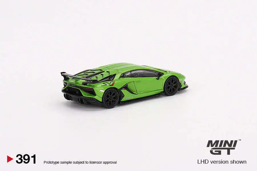 Mini GT 1/64 Aventador SVJ Green Diecast Model Car Collection Limited ...