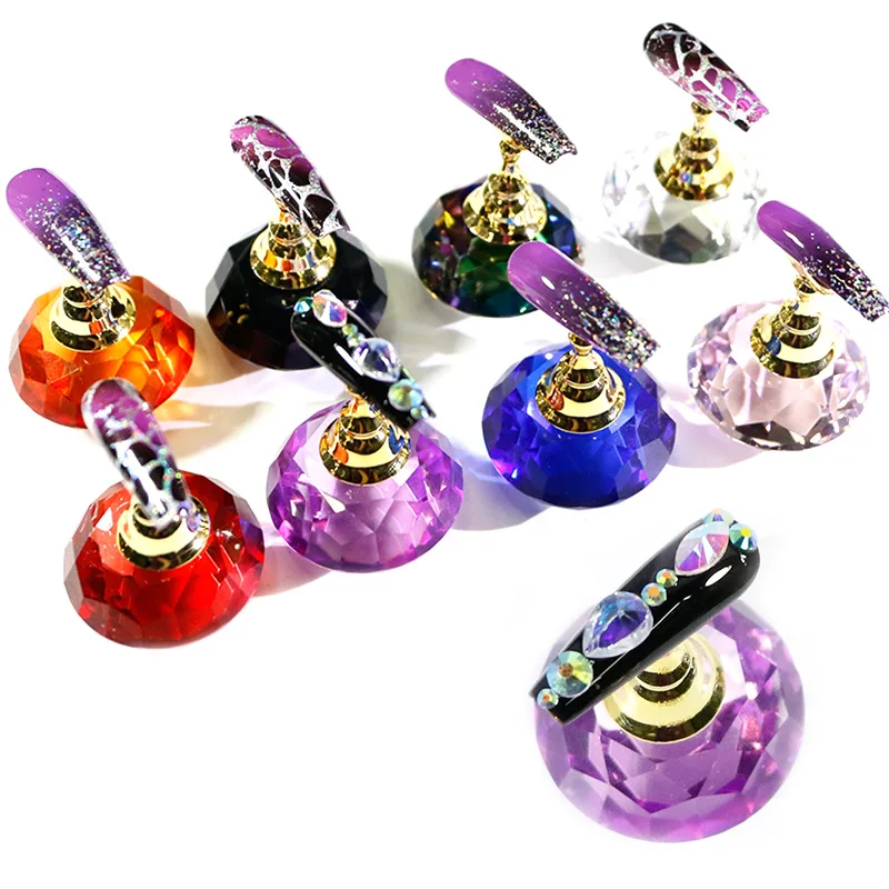 Nail Crystal Nail Support Crystal Base 5 Sets Of Armor Nail Support ...