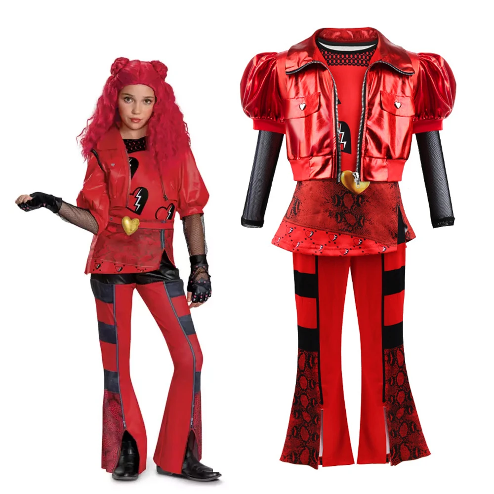 Halloween-Descendants-film-Cosplay-Costumes-For-Kids-Movie-The-Rise-of ...