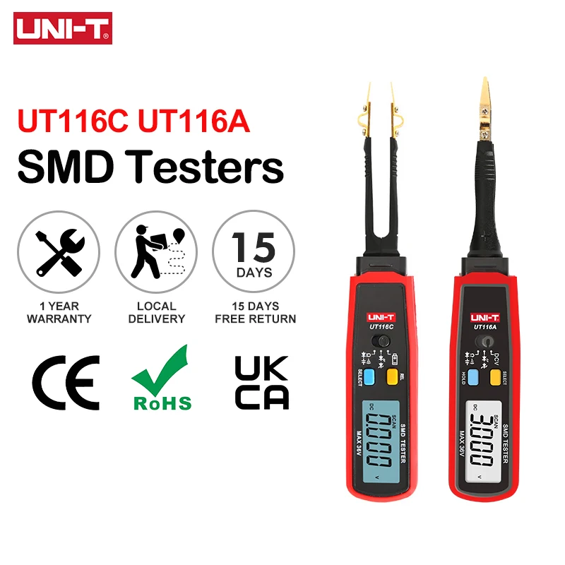 UNI-T SMD Tester UT116C/UT116A: The Essential Tool for Precision ...