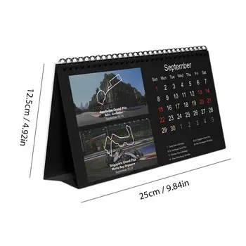 F1 Desk Calendar 2024 F1 Race Car Calendar Easy Planning Daily Schedule ...