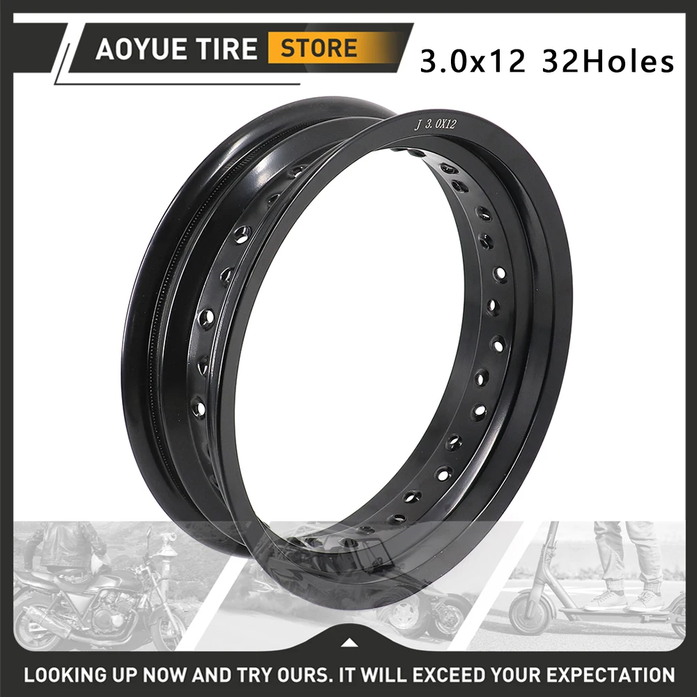 Motorcycle-12-inch-Aluminum-Alloy-Wheel-Rims-32-Spokes-Holes-3-00x12-12 ...