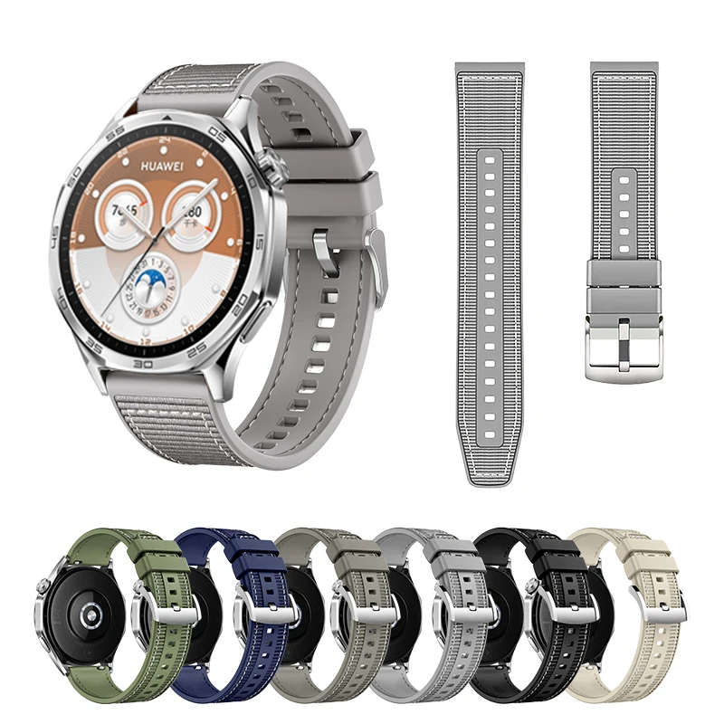 Nylon Strap For Huawei watch GT5 46mm/GT5 pro 46MM/watch GT 4 pro Band ...