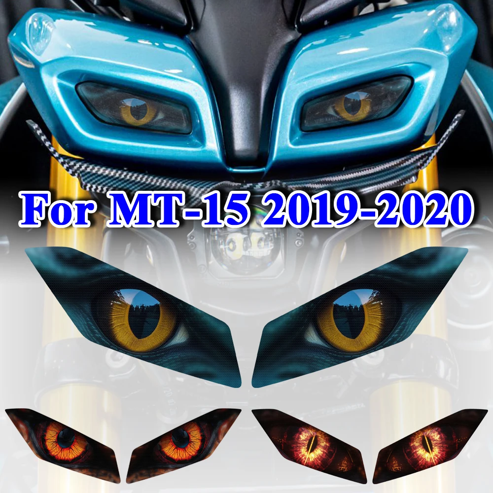 For-Yamaha-MT-15-MT-15-MT15-2019-2020-Motorcycle-Headlight-Stickers ...