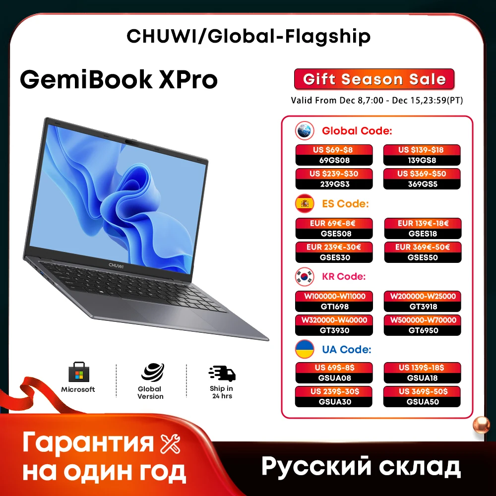CHUWI-GemiBook-XPro-port-til-Intel-N100-gr-ficos-600-GPU-pantalla-de-14 ...