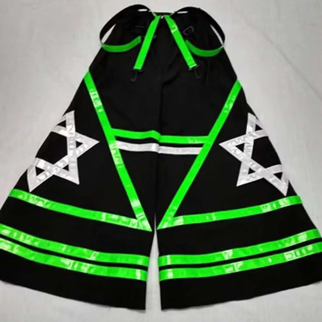 RAVE GEAR phat pants shuffle dancing cool reflective strip Pants Ghost ...