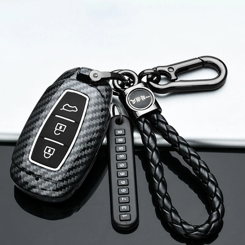 ABS Car Remote Fob Key Case Cover Bag For Hyundai i30 i30N Veloster ...