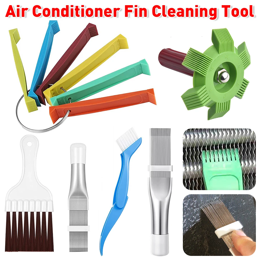 Air Conditioner Fin Cleaning Comb Stainless Steel Condenser Radiator ...