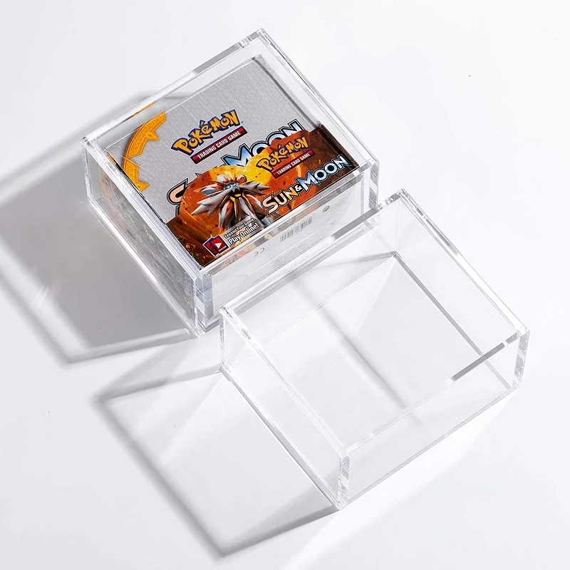 Booster Box Acrylic Case Acrylic Magnetic Case For Pokemon TCG Booster ...