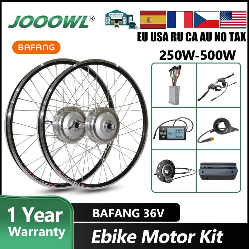 36V Bafang Motor Kit Electric Bike 20''26''29''700C Hub Brushless Motor ...
