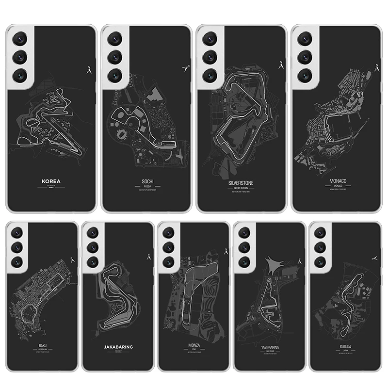 F1-Race-Circuits-Soft-Phone-Case-For-Samsung-Galaxy-S24-S23-S22-Ultra ...