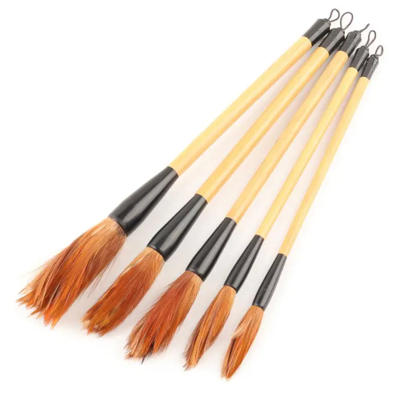 Chicken-Feather-Drawing-Brushes-Chinese-Calligraphy-Freehand-Splashing ...