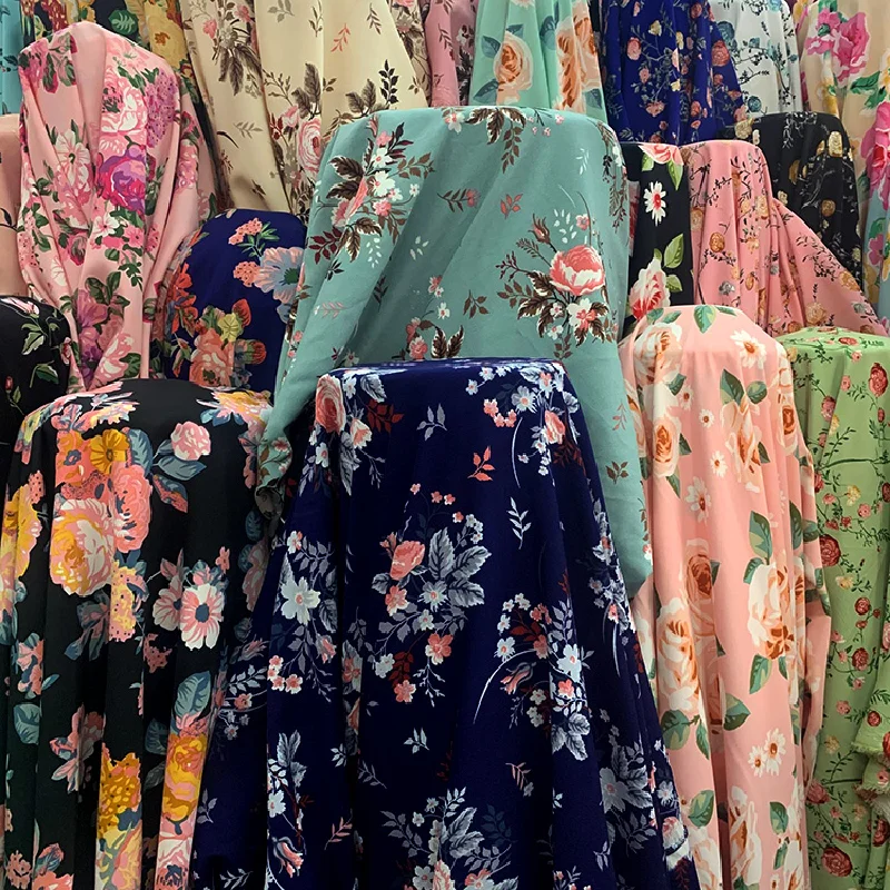 3-5-10m-Opaque-Large-Flower-Printed-Chiffon-Fabric-Spring-Summer-Dress ...