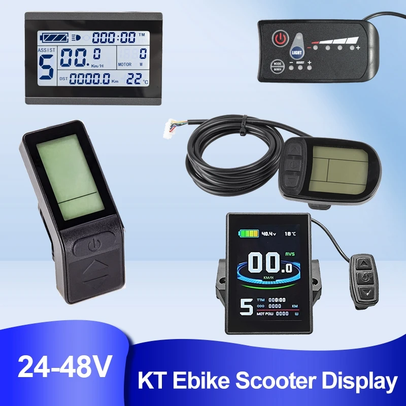 Electric-Bike-KT-Display-LCD3-LCD4-LCD5-LCD6-LCD8S-24V-36V-48V-Ebike ...