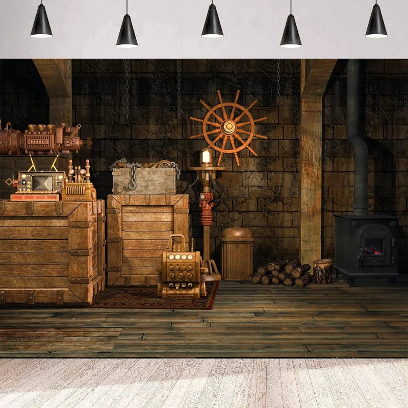 Fantasy-Old-Basement-Photography-Backdrop-Vintage-Stove-Locker-Room ...