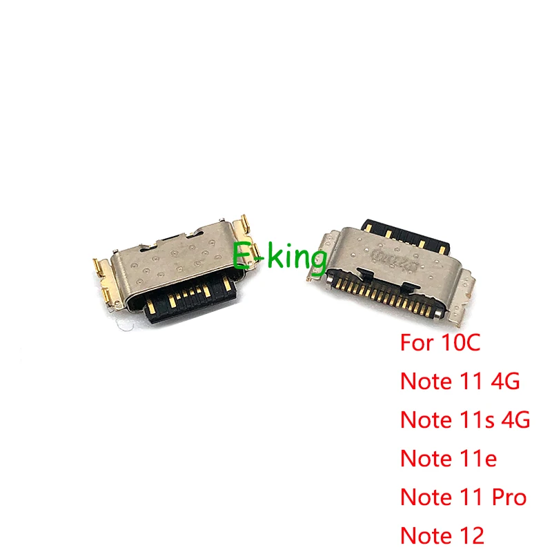 10 50 PCS For Xiaomi Redmi 10C Note 11 11S 11E 12 Pro USB Charging Port ...