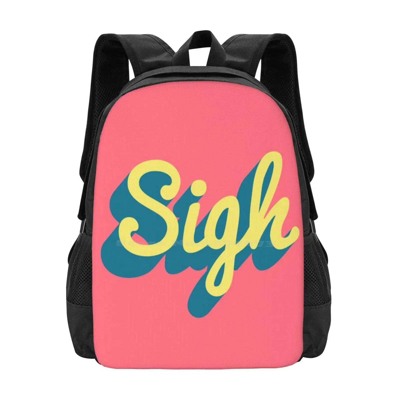 Sigh-School-Bag-Big-Capacity-Backpack-Laptop-Vector-Type-Typography ...