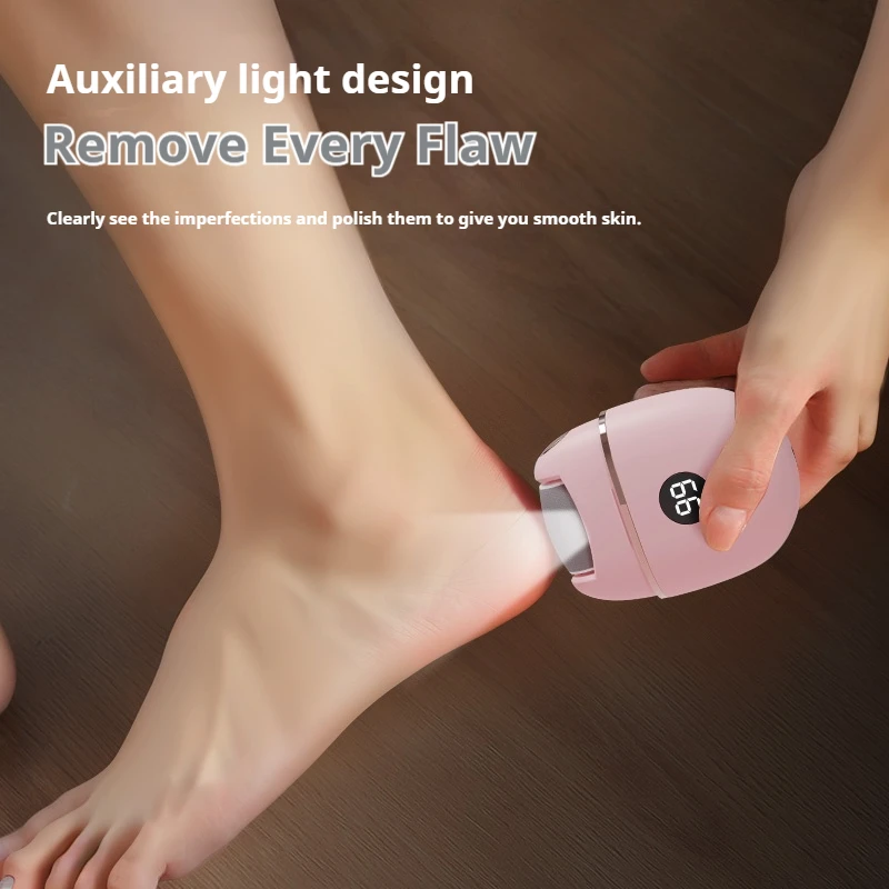 Electric Foot File Grinder Callus Remover Rechargeable Pedicure Tool 3 ...
