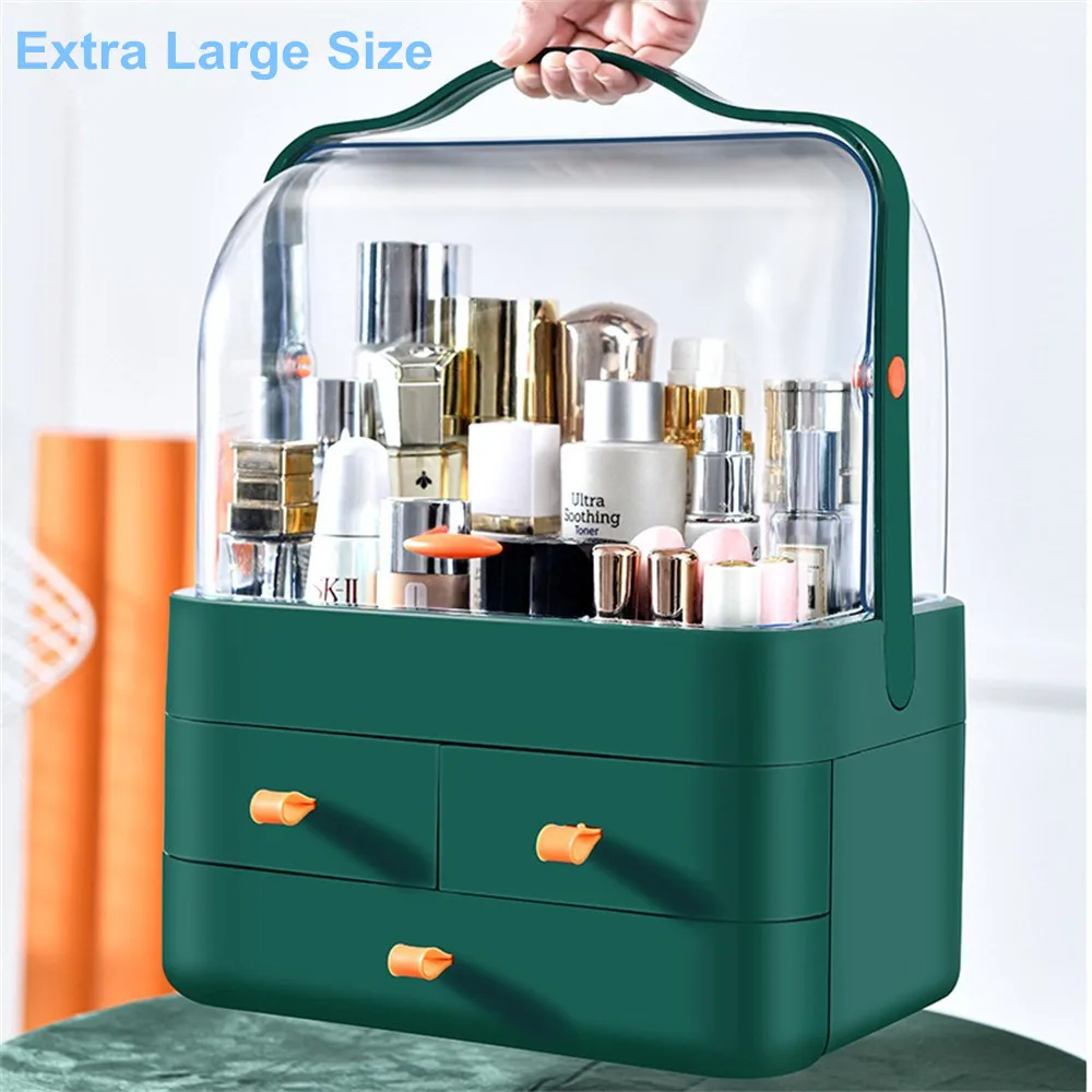 Extra-Large-Capacity-Cosmetic-Storage-Box-Portable-Dust-proof-Makeup ...
