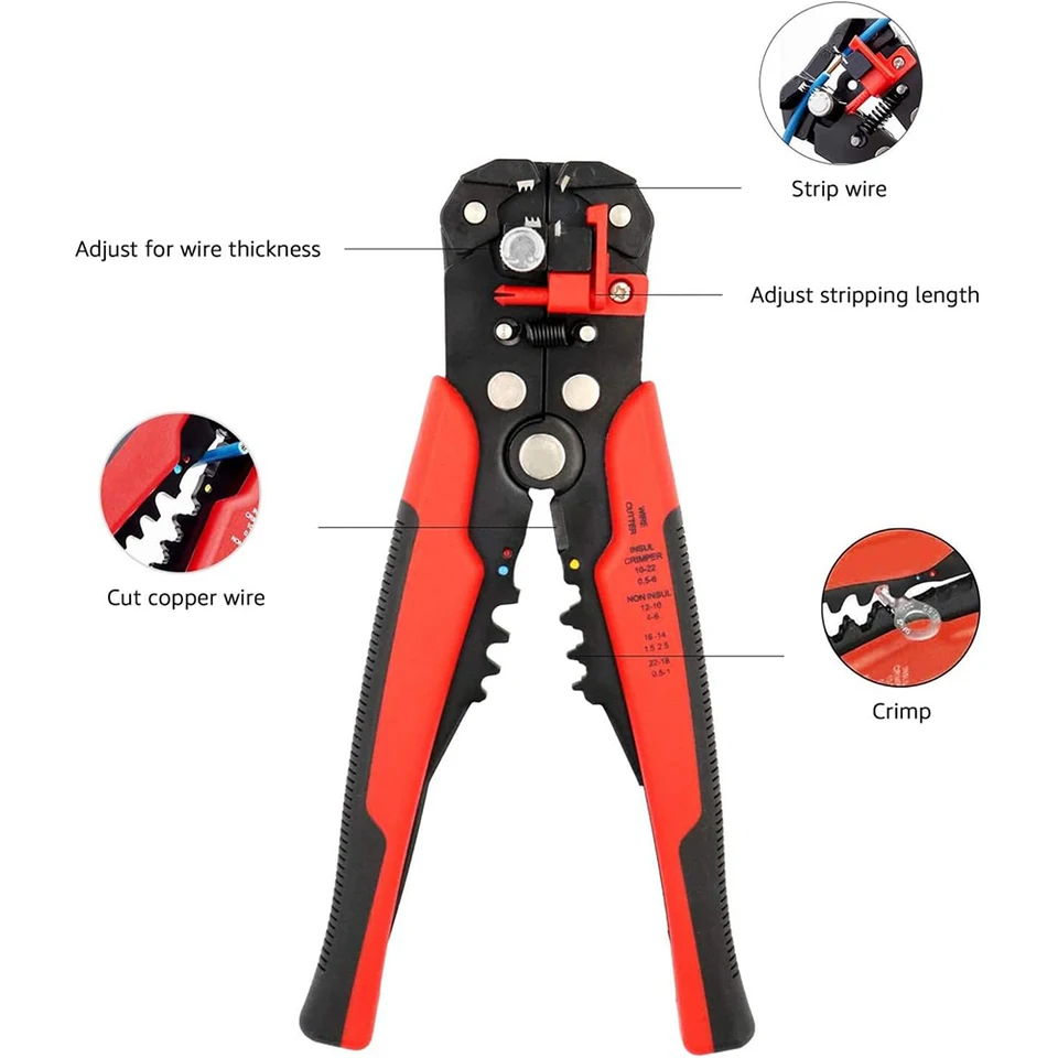 Ferrule Crimping Tool Zhushan Wire - 16-6 Square Jaw Crimping Pliers ...