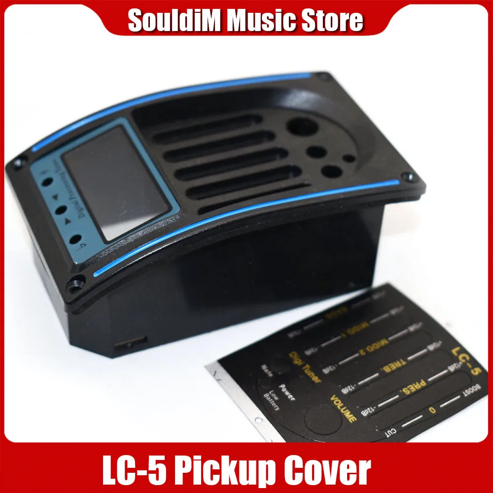 Lc 5 기타 프리앰프 Eq 피에조 픽업 커버 케이스 홀더 스티커 및 유리 기타 액세서리 Aliexpress