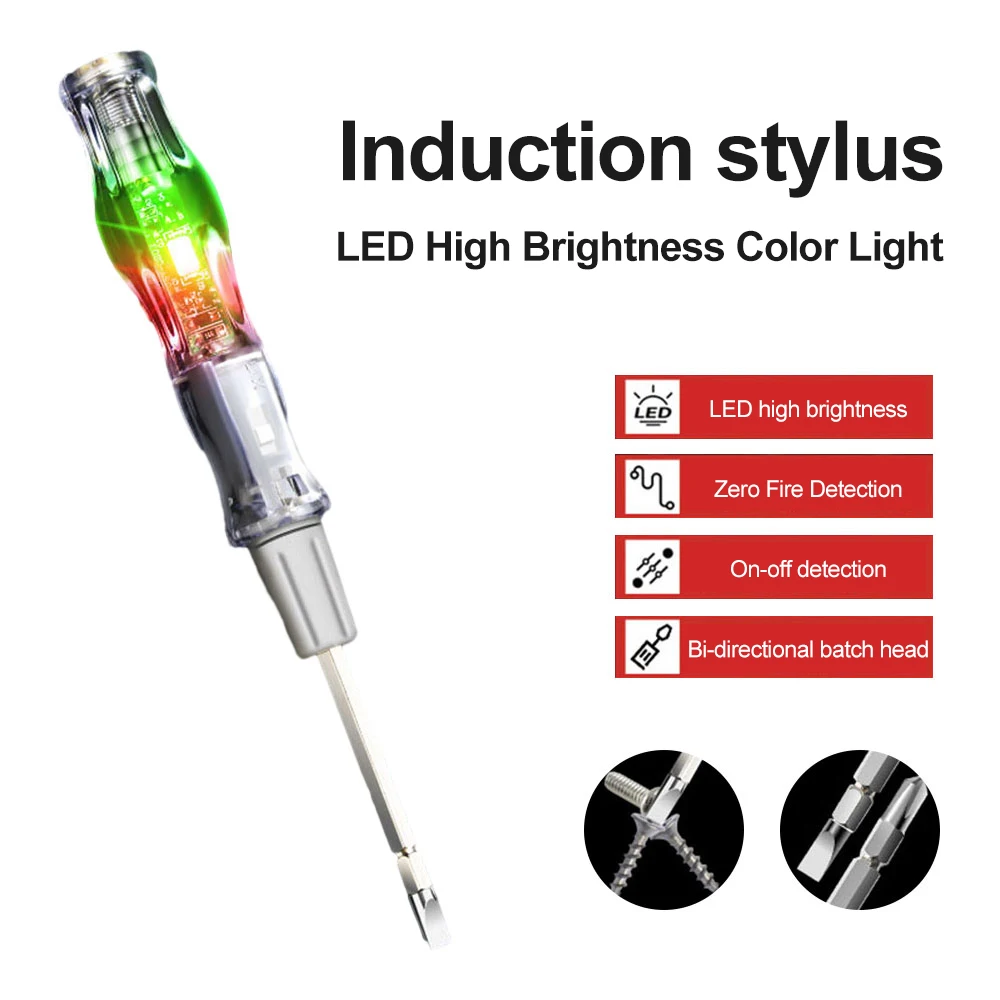 Voltage-Tester-Screwdriver-Contact-Voltage-Tester-Pen-LED-Light-Circuit ...