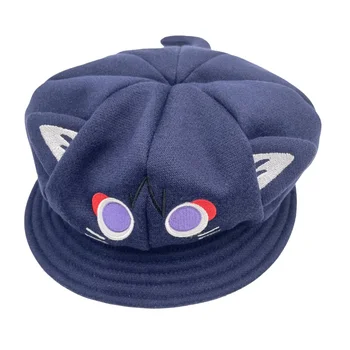 Game Genshin Impact Scaramouche Cat Cosplay Octagonal Hat Unisex Kids ...