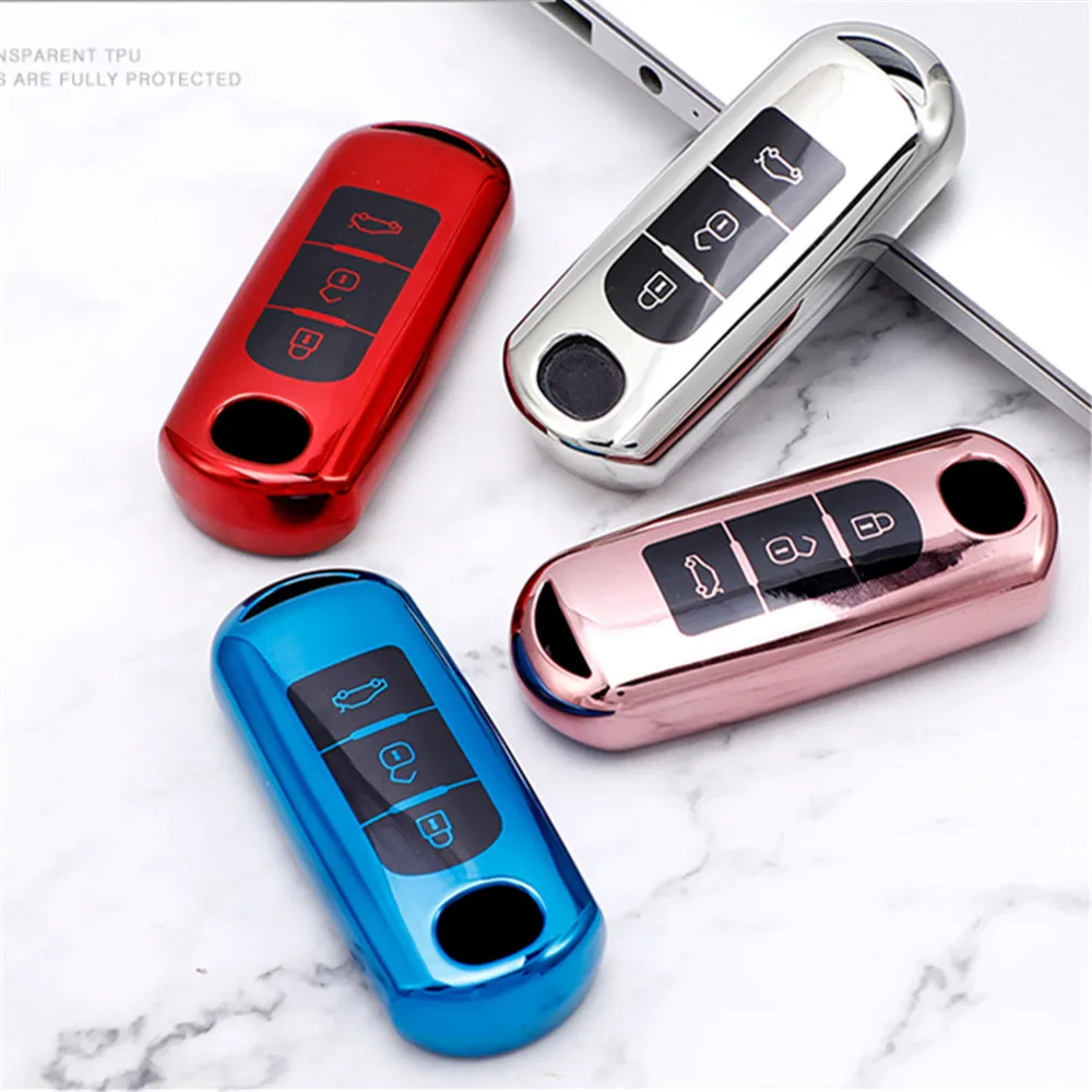 Fashion TPU Car Remote Key Case Cover Shell for Mazda 2 3 5 6 BL BM GJ ...