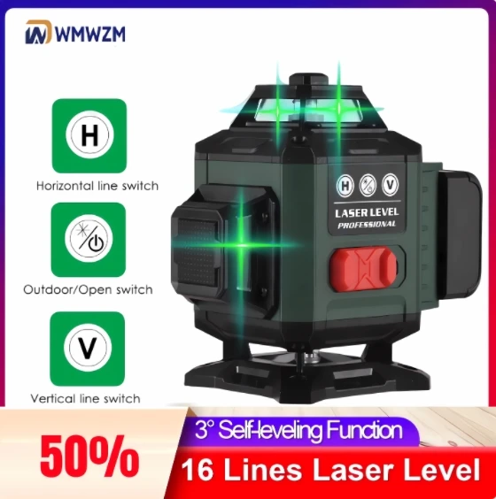High-Precision-360-Self-leveling-Laser-Level-Instrument-with-3000mAh ...