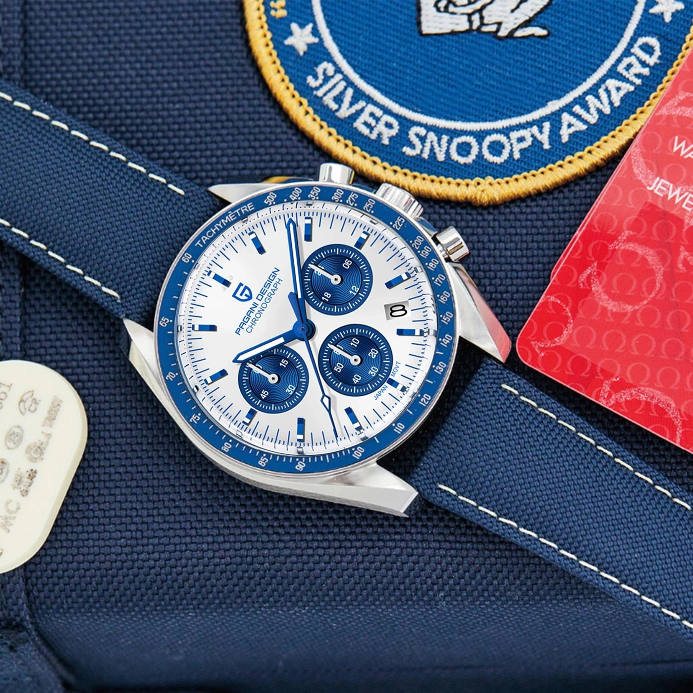 PAGANI DESIGN V4 Men Quartz Automatic Date Speed Chronograph Sapphire ...