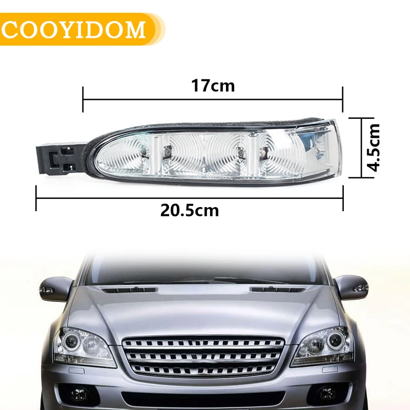 Left-Right-Car-Mirror-Turn-Signal-Light-For-Mercedes-Benz-W164-X164 ...