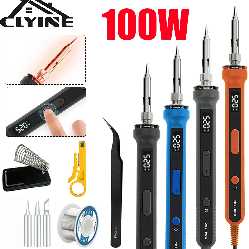 Kit-LCD-Digital-Ferro-De-Solda-Temperatura-Inteligente-Repara-o-Ajust ...