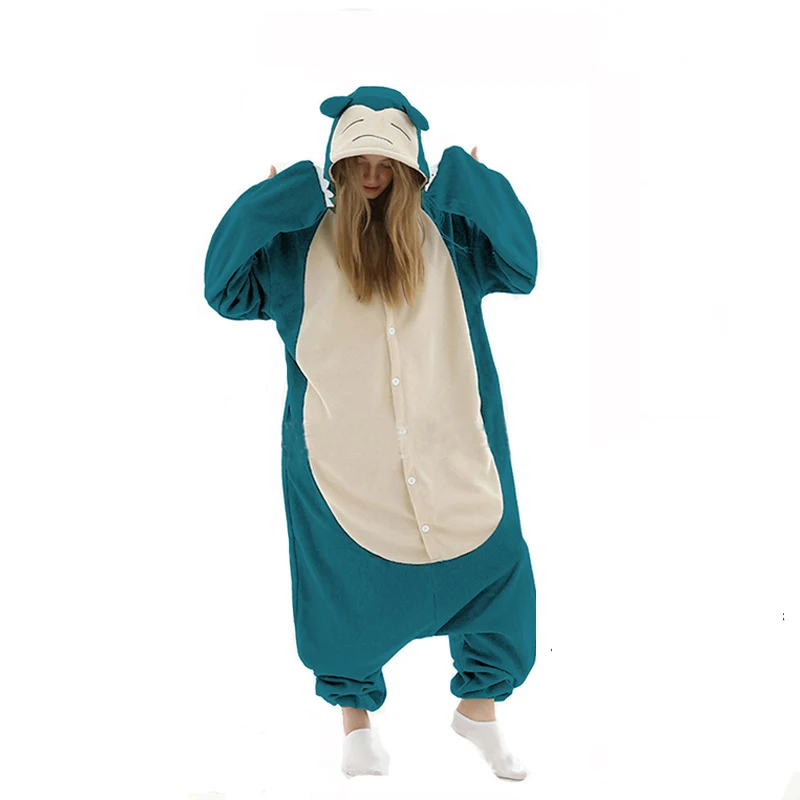 Women-Kigurumi-Onesie-Cosplay-Costume-For-Halloween-Fleece-Full-Body ...