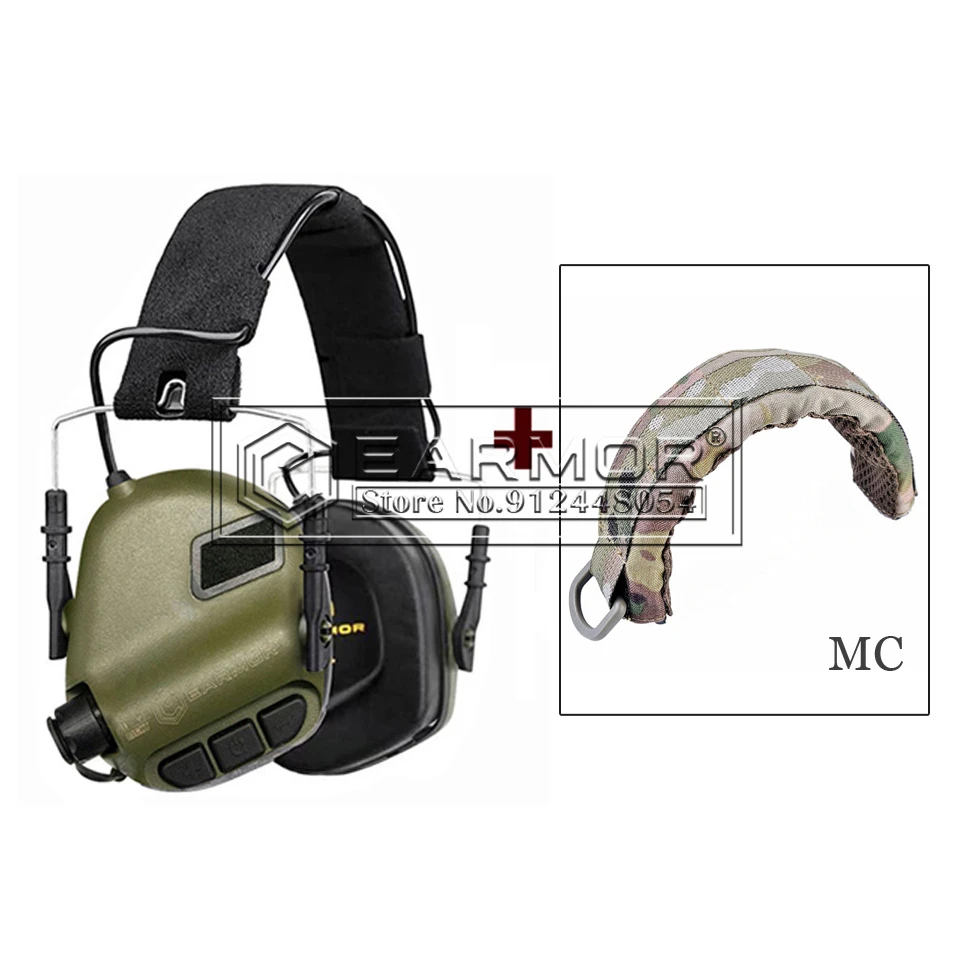 EARMOR M61 (Multicam) & M31 MOD4 Tactical Headset 6 Color Shooting ...