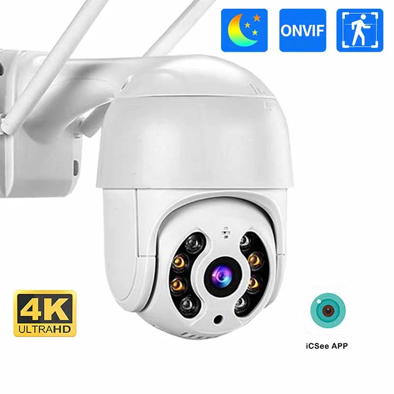 8MP-4K-Wireless-PTZ-Camera-HD-1080P-Color-Night-Vision-Wifi-IP-Camera ...