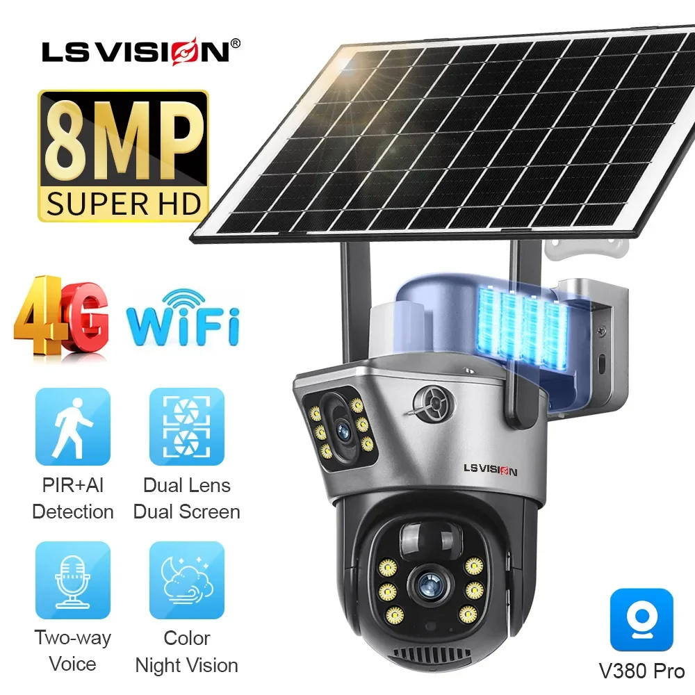 LS-VISION-c-mara-Solar-de-8MP-para-exteriores-dispositivo-con-tarjeta ...