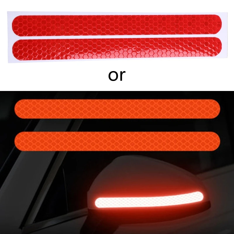 2Pcs-Set-Car-Reflector-Sticker-Multi-Color-Automobile-Rearview-Mirror ...