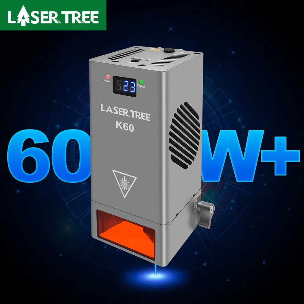LASER-TREE-K60-Optical-Power-60W-Laser-Head-Adjustable-20W-40W-Power ...