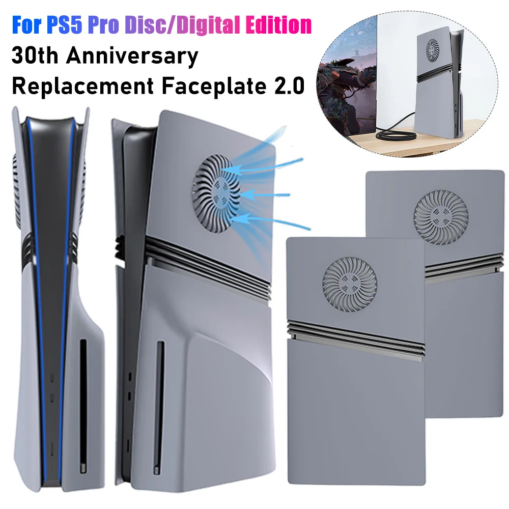 For PS 5 Pro Face Plate Console Cover 30th Anniversary Edition ...
