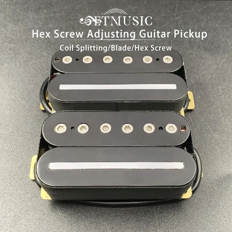 Electric-Guitar-Humbucker-BLADE-Hex-Screw-Adjusting-Dual-Coil-Guitar ...