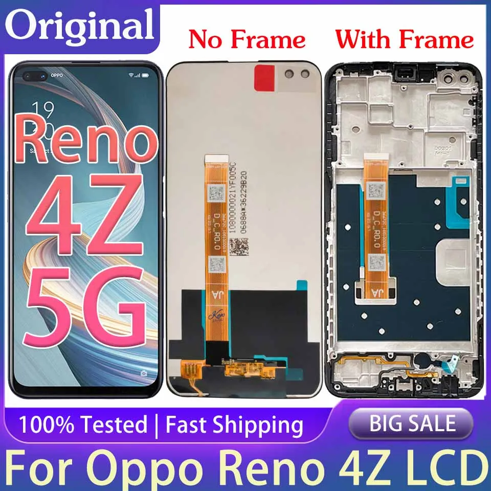 6-57-Original-For-Oppo-Reno4-Z-5G-LCD-Display-Reno-4Z-CPH2065-Touch ...