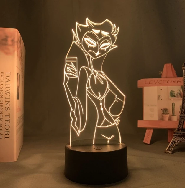 3D Loona Night Light Helluva Boss Exquisite Desktop Ornaments Bedside ...