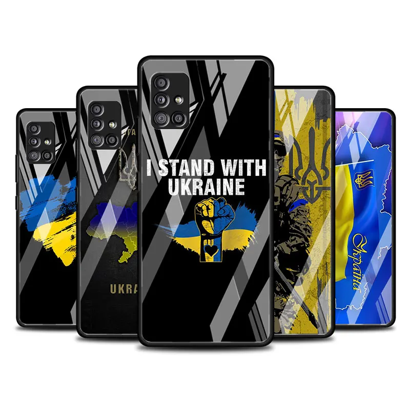 Ukraine Flag Badge Pattern Phone Case For Samsung Galaxy A13 A14 A32 ...