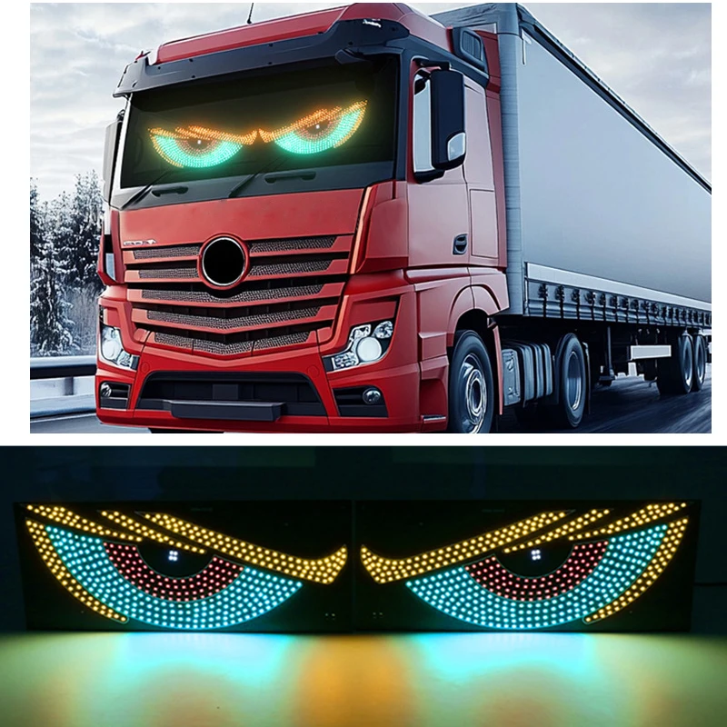 11 Modes Cool LED Devil'Eyes Lights Demon Eyes Car parking led light ...