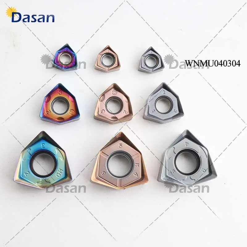 10pcs-Dasan-WNMU040304-DM9030-WNMU-XNEX040308-Blade-Face-Milling ...