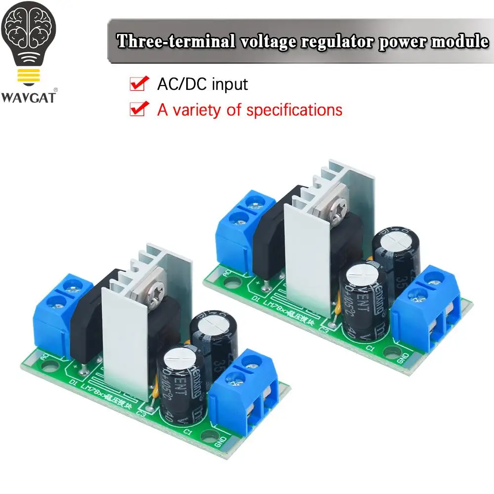 L7805-LM7812-Three-terminal-Regulator-Power-Supply-Module-Rectifier-Filter-Power-Converter-3A ...