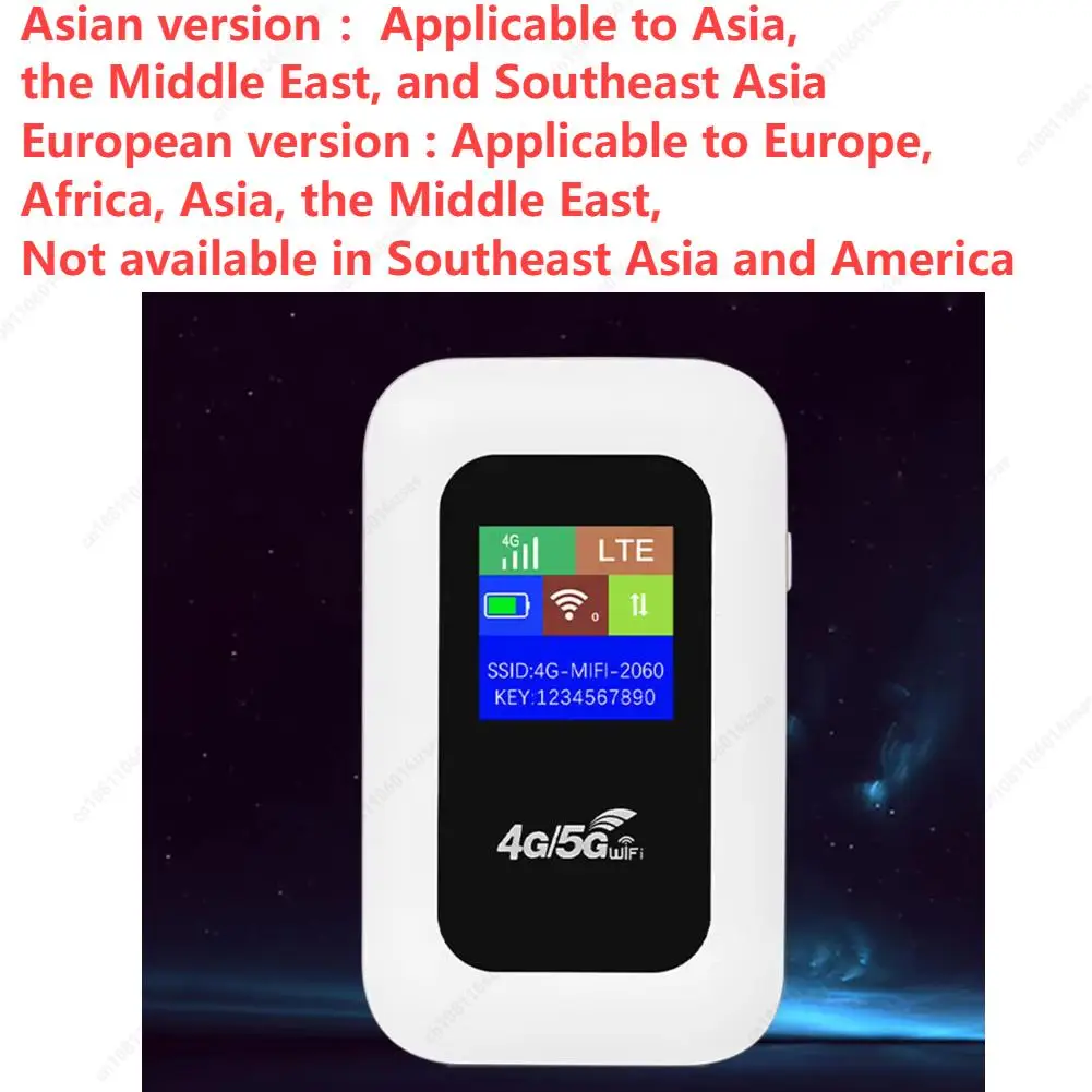 4G LTE Mobile WiFi Router with SIM Card Slot 150Mbps Pocket Wifi ...
