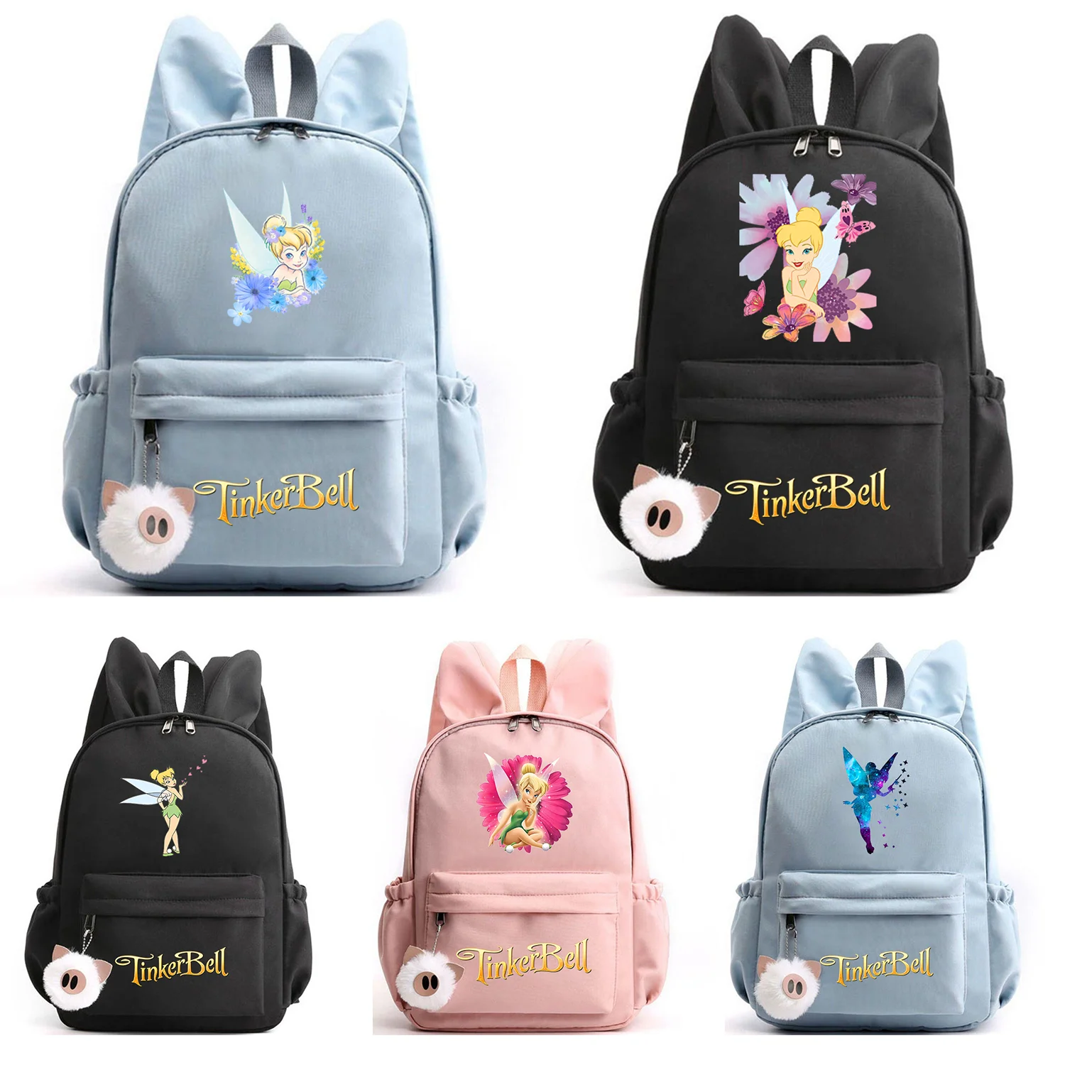 Disney-Tinker-Bell-Backpack-for-Girl-Boy-Student-Teenager-Rucksack ...