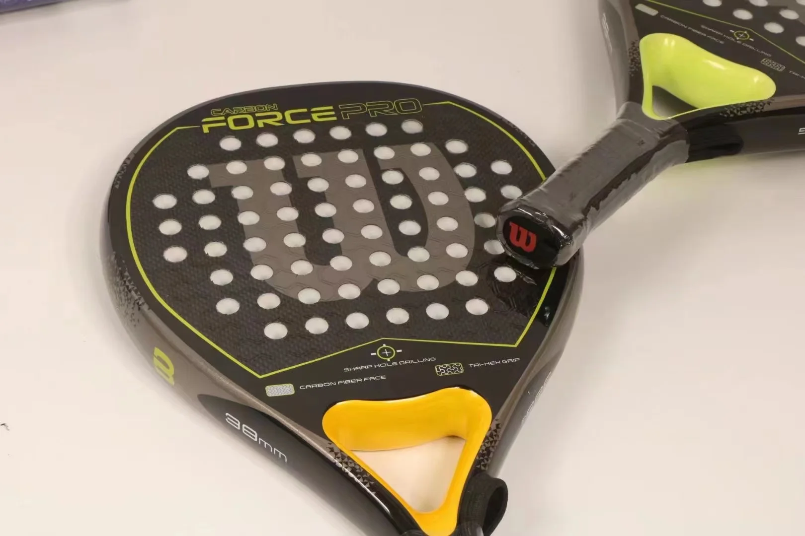 W Padel Racket Porfessional Series Palas 3 Layer Carbon Fiber Board ...